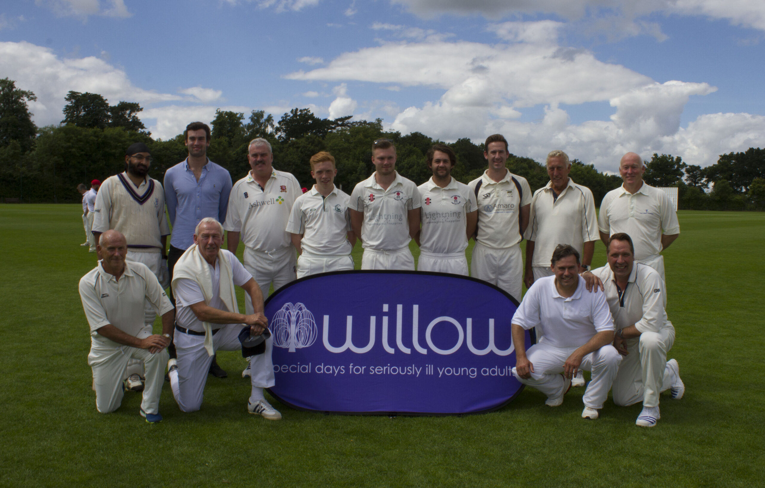 Pro-celeb charity cricket success all round - Willow