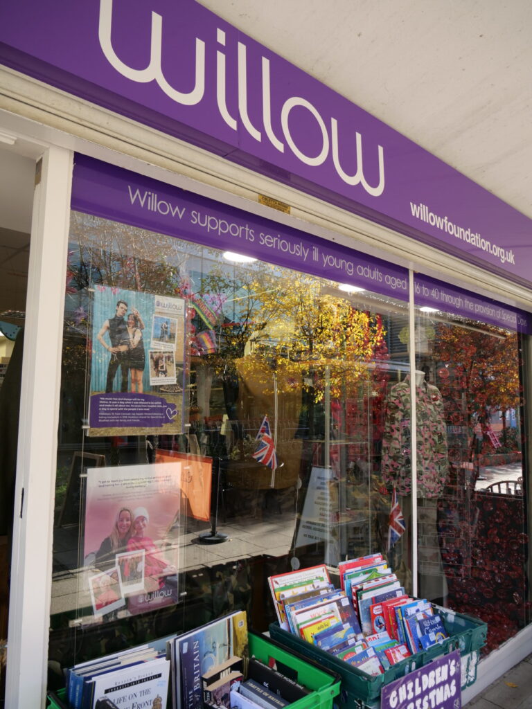 Willow charity shop Welwyn Garden City