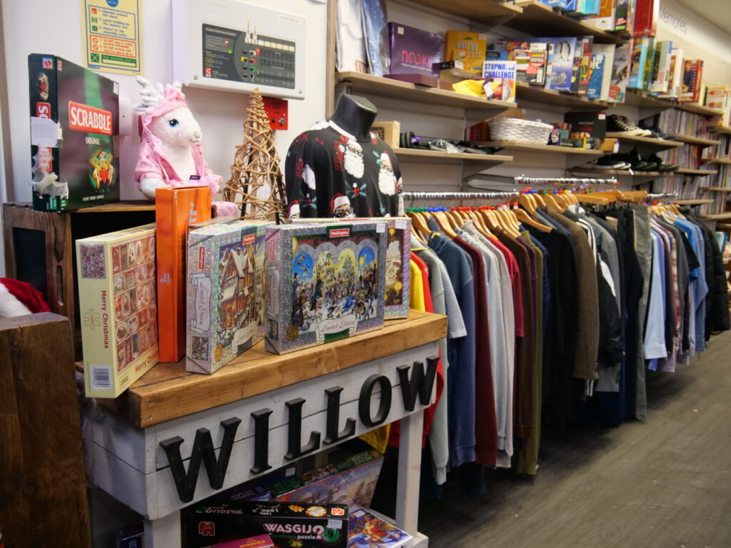 Willow charity shop Welwyn Garden City